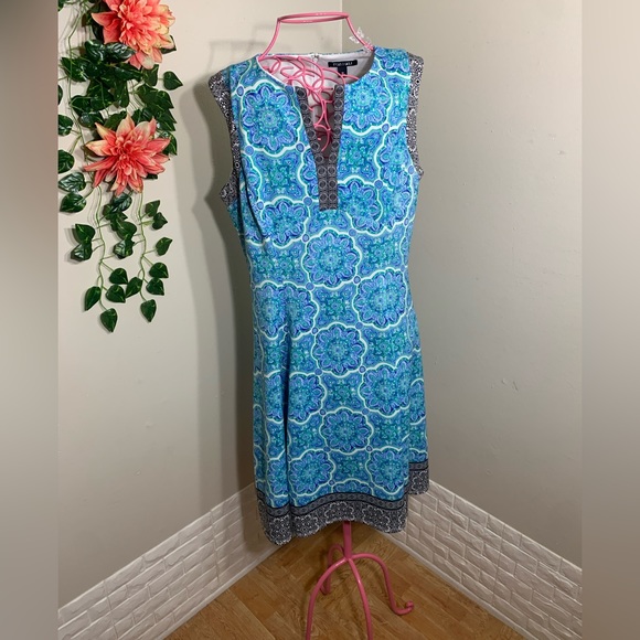 Roz & Ali | Dresses | Roz Ali Paisley Floral Fit And Flare Dress | Poshmark